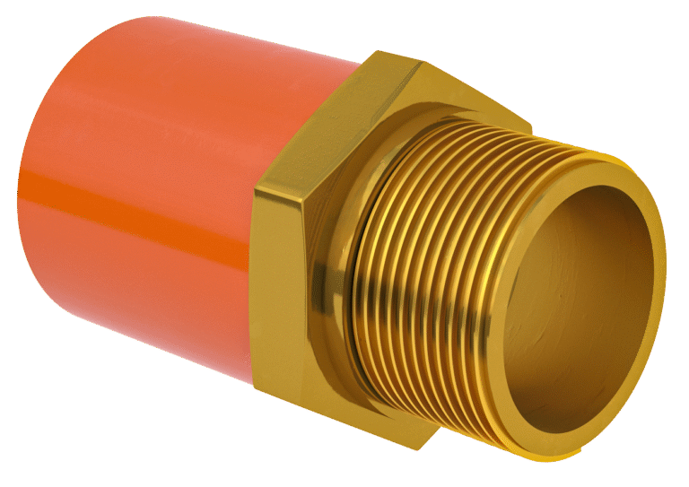 CPVC Threaded Adaptor NPT-M - Viking EMEA